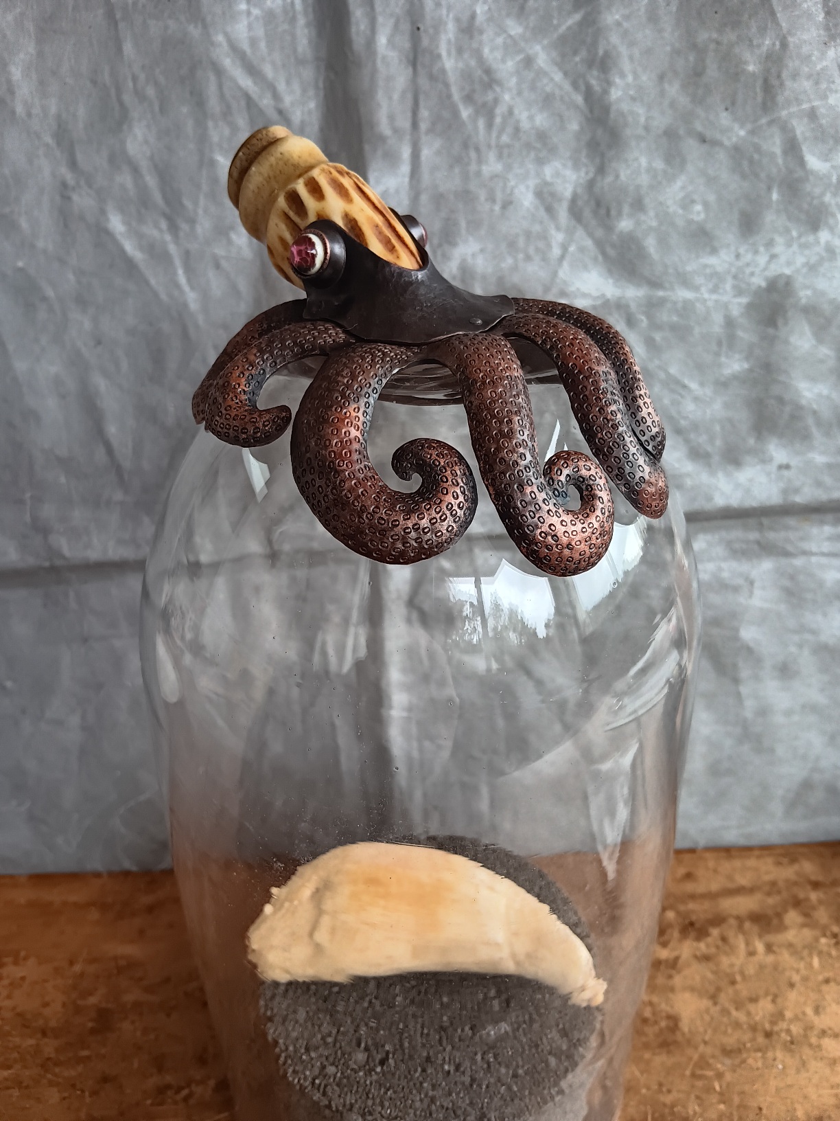 Cephalopod bell jar - Lisa West Jewellery